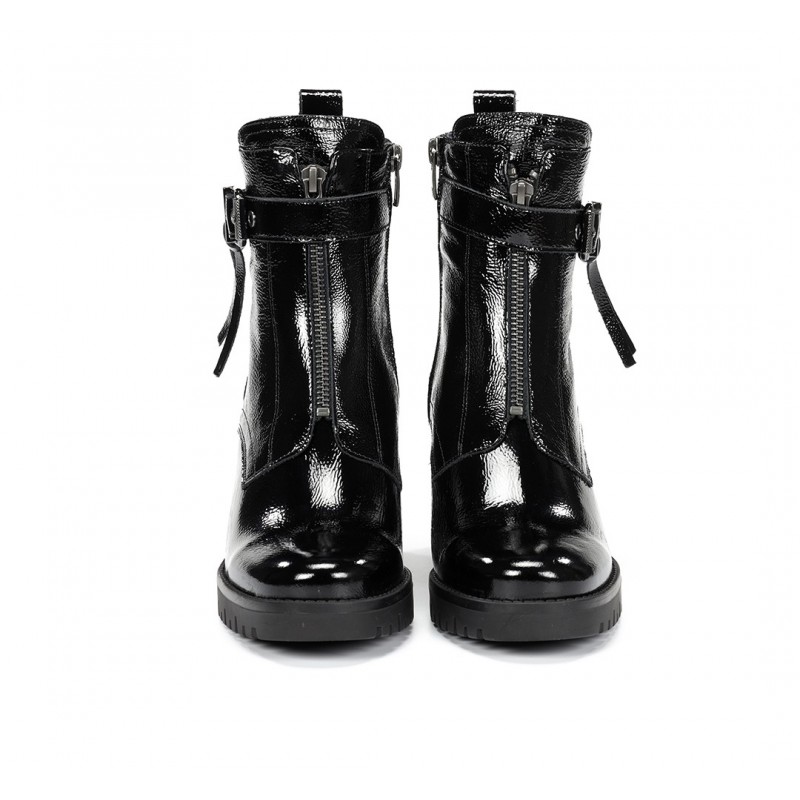 Botines mujer Dorking by Fluchos Evie D9163 en charol color Negro.