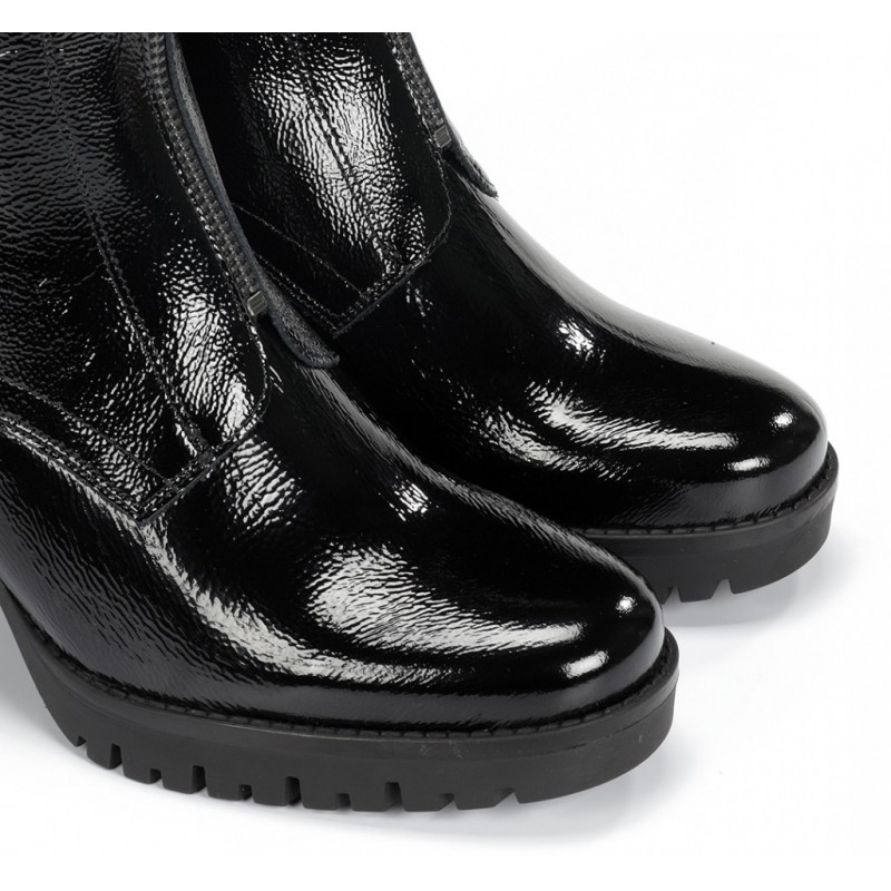 Botines mujer Dorking by Fluchos Evie D9163 en charol color Negro.